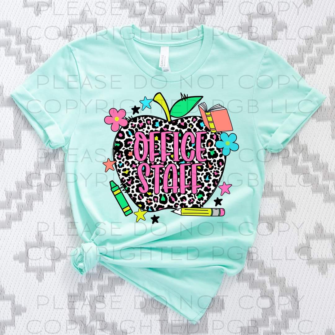 Office Staff Apple Tee – TCH Designs