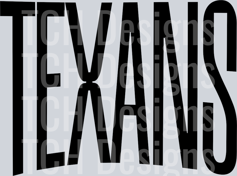 TEXANS OVERSIZED BLACK – TCH Designs