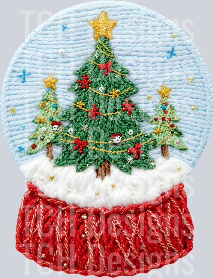 SNOWGLOBE FAUX YARN – TCH Designs